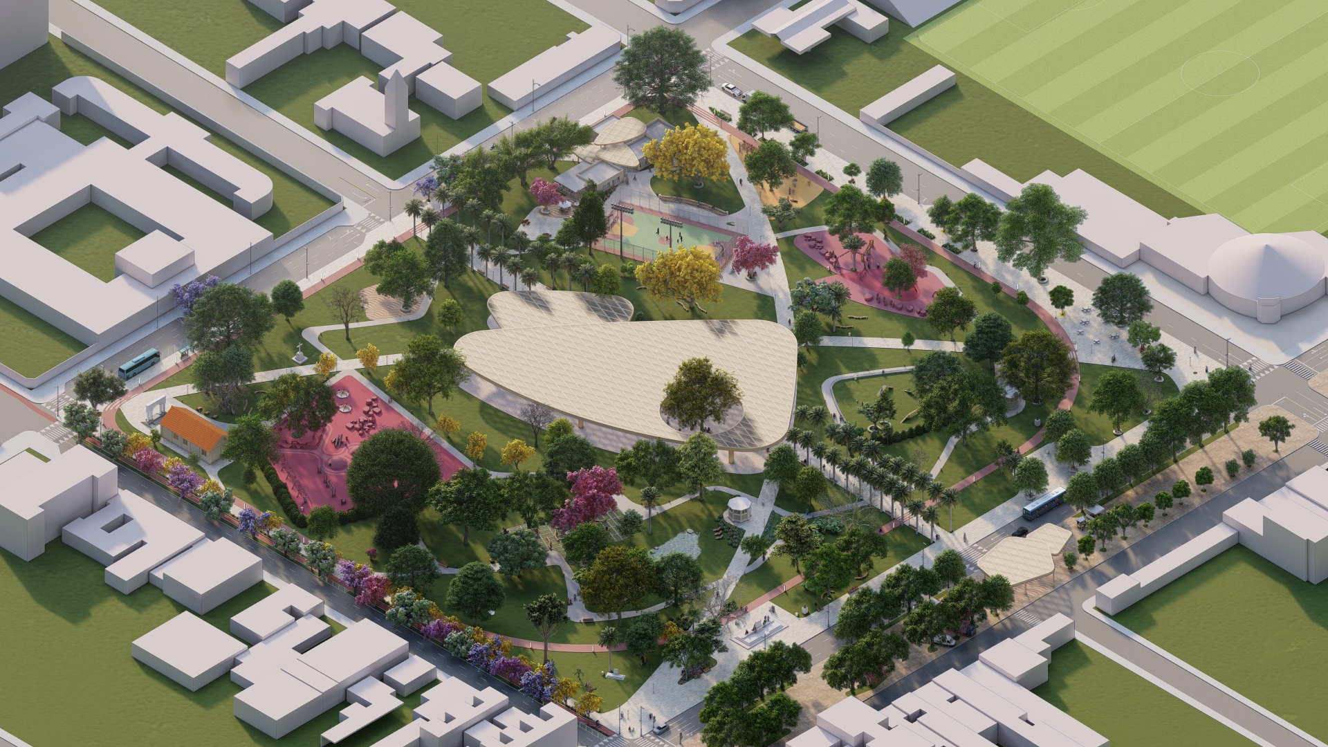 Parque Urbano Dom Antônio Zattera: o centro e suas áreas verdes ...